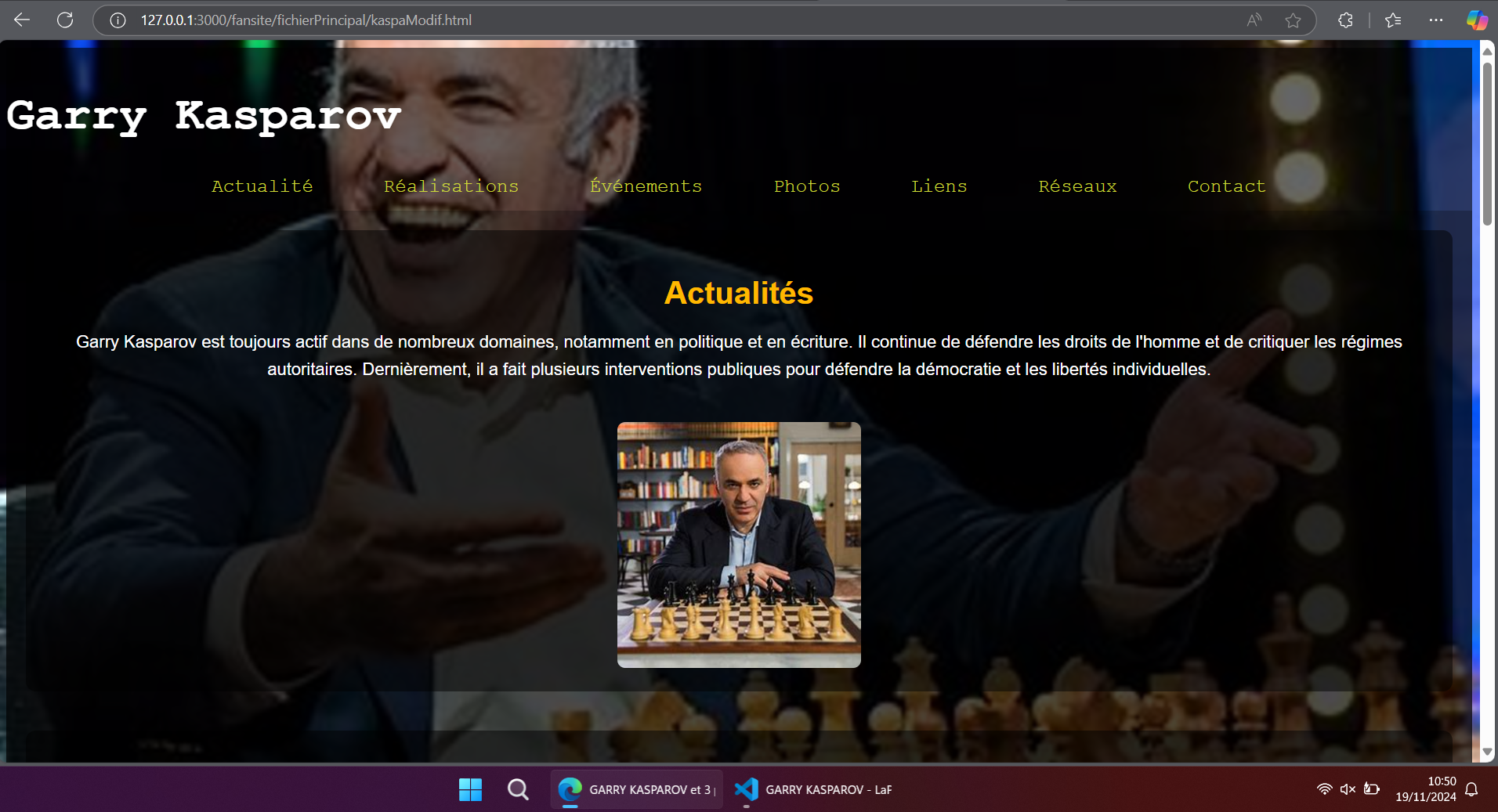 Portfolio - Étudiant en Informatique